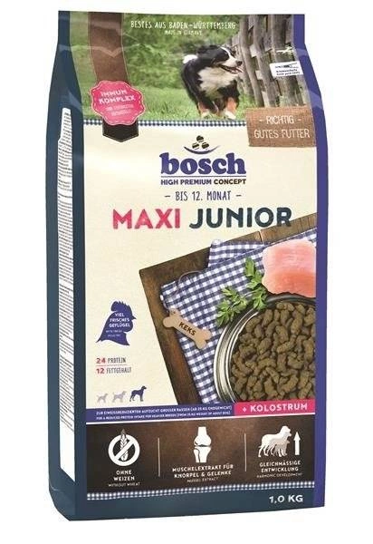 Bosch Junior Maxi (jaunā formula) 1kg | ZooKaralyste pet shop